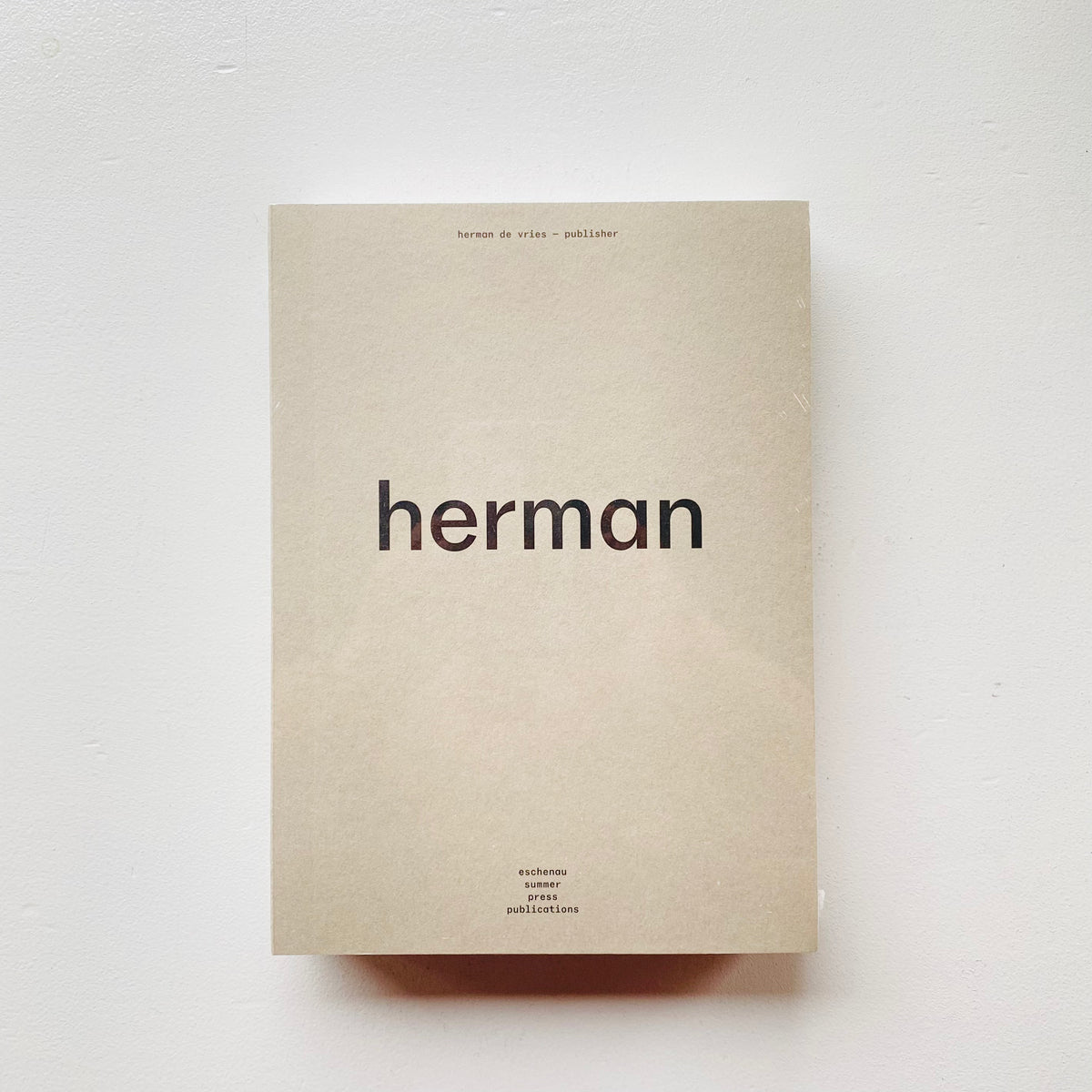 Herman De Vries - Publisher / Herman De Vries - Utrecht