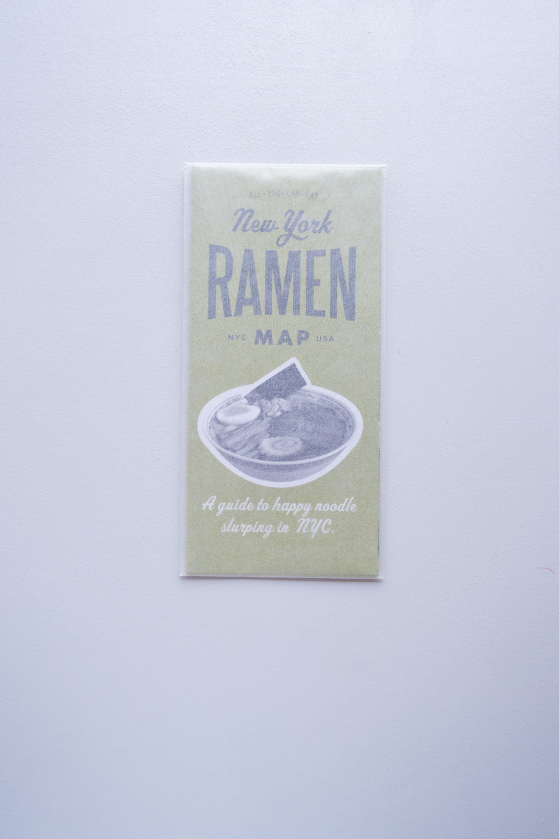 New York Ramen Map / All You Can Eat Press - Utrecht